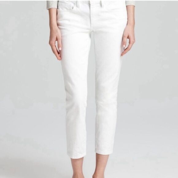 Tory Burch | Jeans | Tory Burch White Cropped Skinny Jeanssz26 | Poshmark